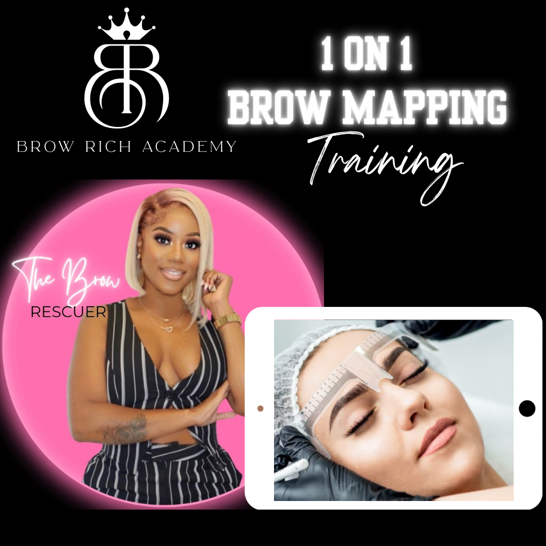 (1 ON 1) Brow Mapping Training – Briyah & Co